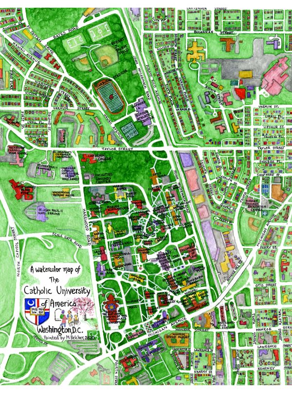 Cua Campus Map