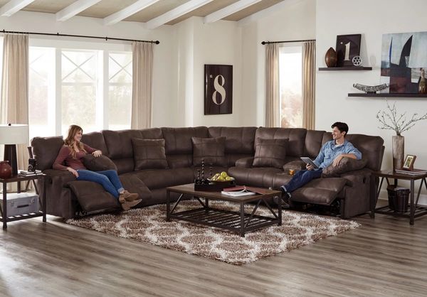 218 Monaco Dark Chocolate Sectional