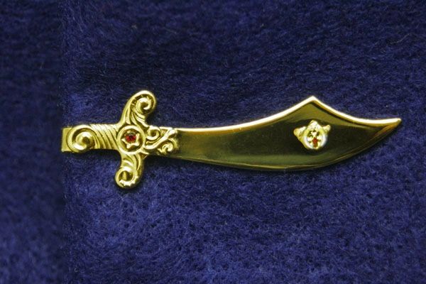 Tie Bar- Shrine Saber Sword