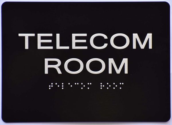 TELECOM ROOM Sign