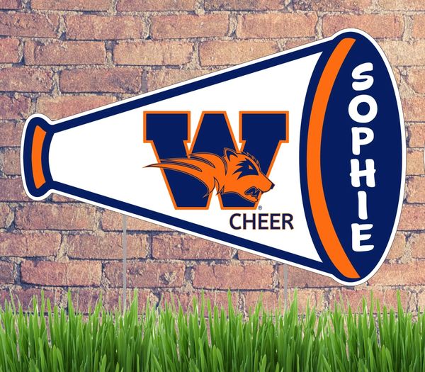 Wakeland Cheer Yard sign
