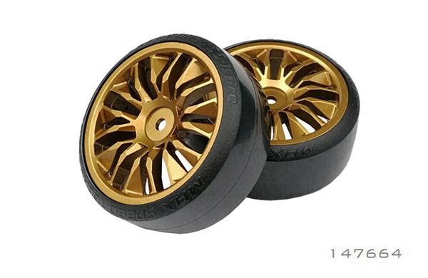 BRC-147664 Drift Tyre, Medium + Rim, 16 spokes