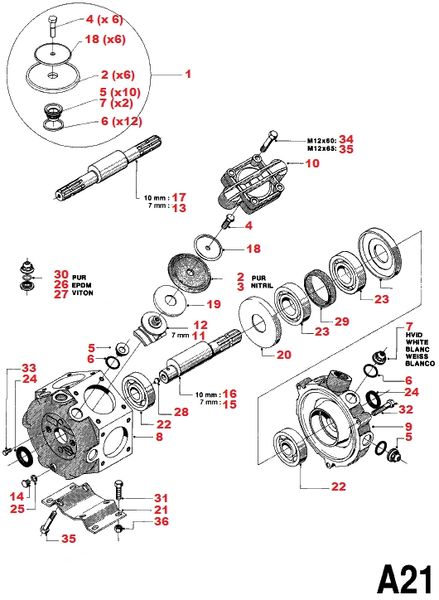 Hardi 363 Spare Parts