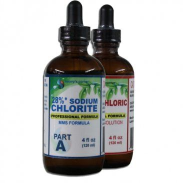 Chlorine Dioxide Kit • Hydrochloric Acid (HCl) • 4 fl oz • Glass Bottles