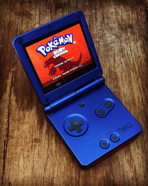 Gameboy Advance SP - Kyogre Edition IPS Backlit