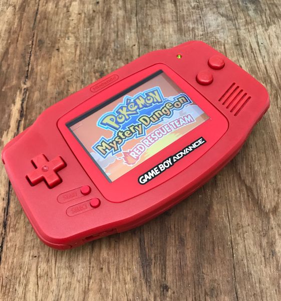 Gameboy Advance - Red Backlit IPS Version 2 Screen