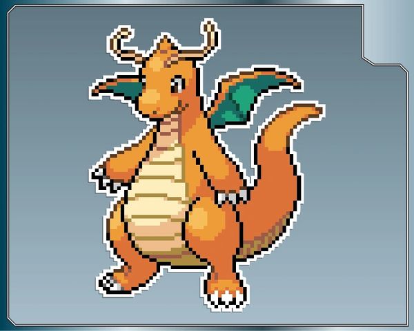 Dragonite Back Sprite