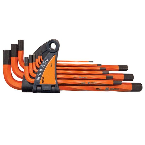 MAYHEW, 9 PC SAE TWISTED HEX KEY SET