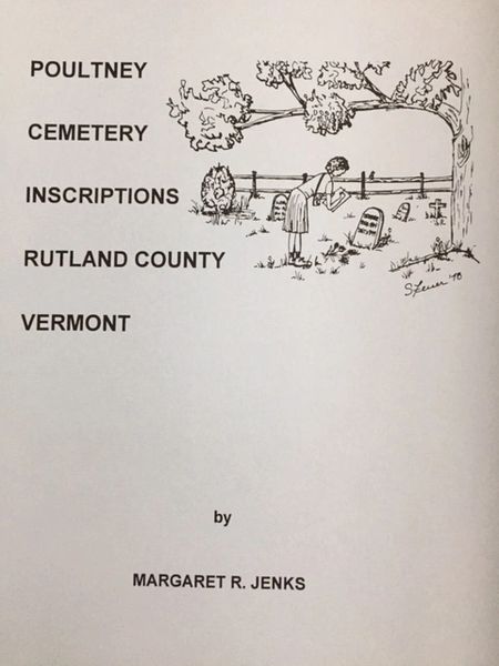 Poultney Cemetery Inscriptions Rutland County Vermont
