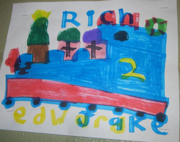 Jake Janssen Thomas and Friends Unframed Picture