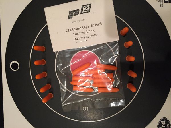 .22 LR RIMFIRE SNAP CAPS TRAINING AMMO BULLETS SHELLS PRACTICE SAFE 22 ...