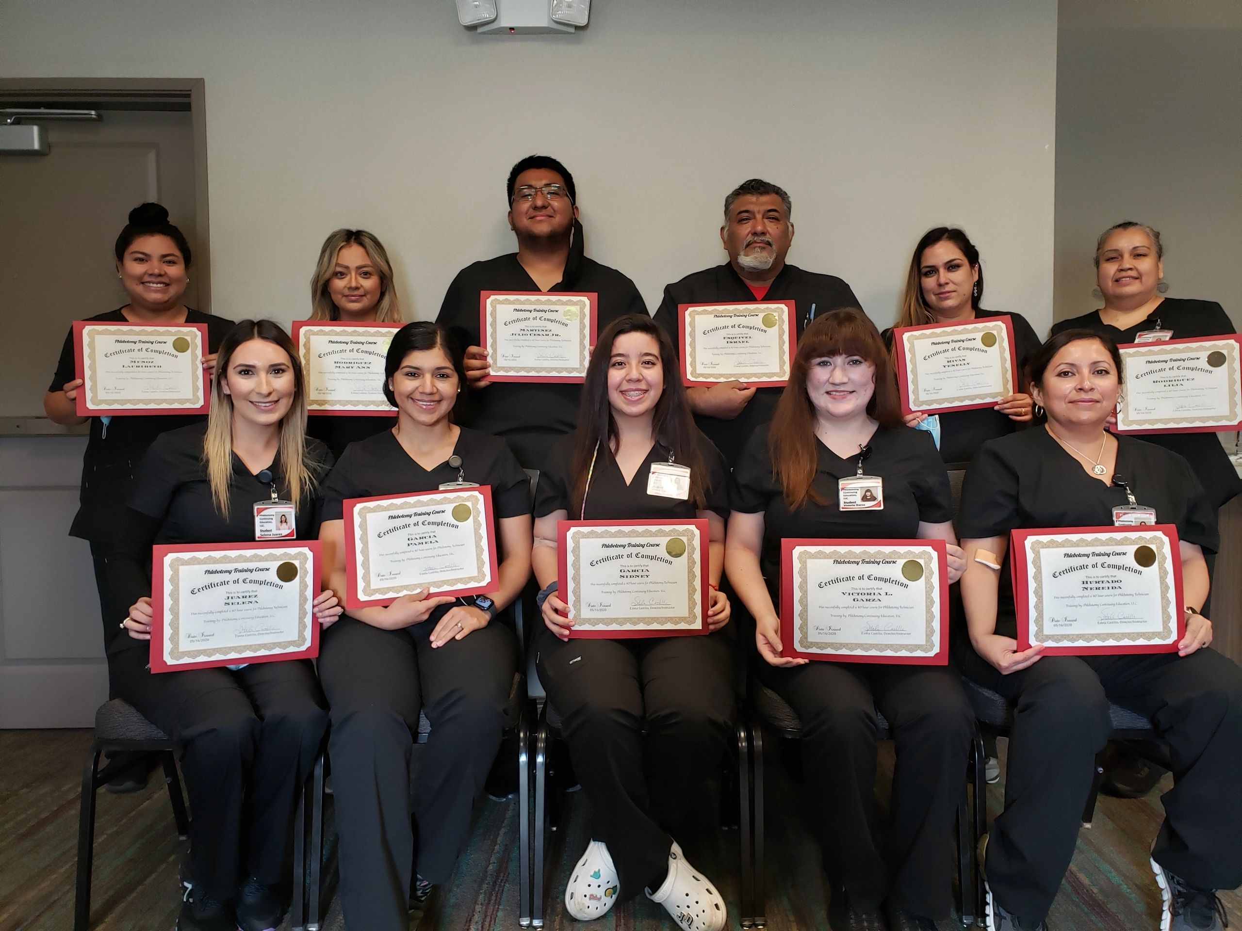 Congratulations to our Spring 2020 Phlebotomy class.