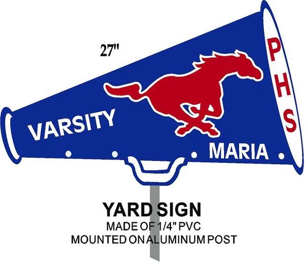 PEARCE HS VARSITY CHEER YARD SIGN