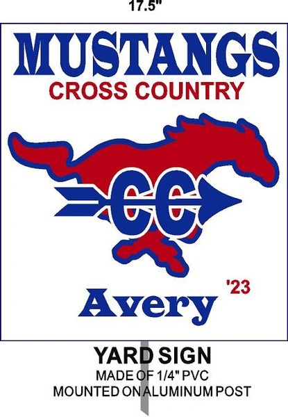 PEARCE HS CROSS COUNTRY Yard Sign