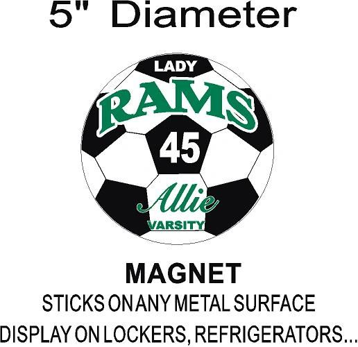 BERKNER HS LADY RAMS SOCCER Magnet