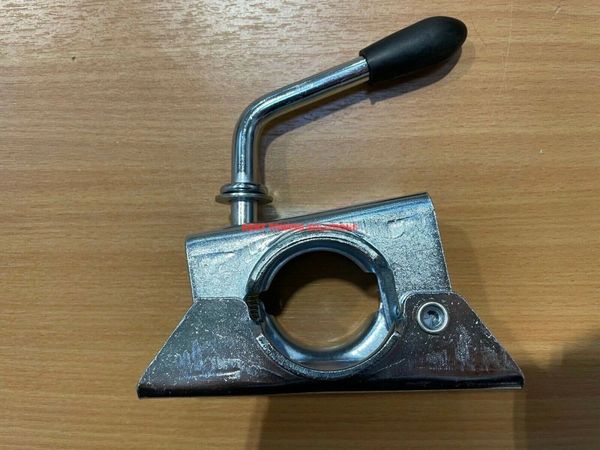 New Maypole 48mm Trailer Jockey Wheel Split Clamp, M10 Bolt Size - 424 ...