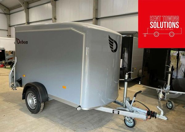 Debon C255 Box Trailer in Grey