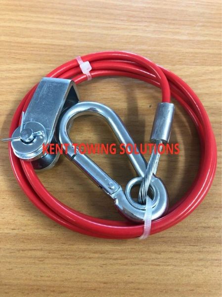 New Maypole Breakaway Cable Trailer Ifor Williams Tow Bar 1M 3mm ...