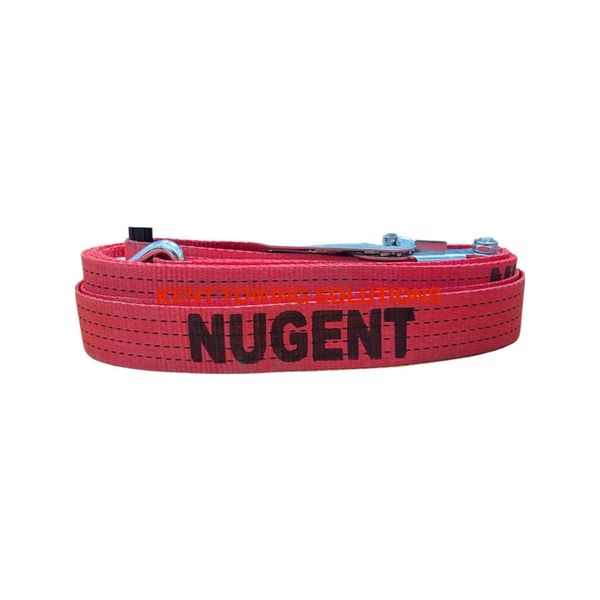 Genuine Nugent Ratchet Strap 5.7m Length Heavy Duty with Claw Hook RS0000