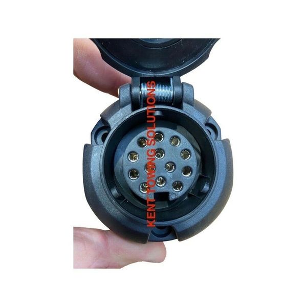 NEW 13 Pin Plastic Socket for Trailer Towing Electrics Van Car Replacement