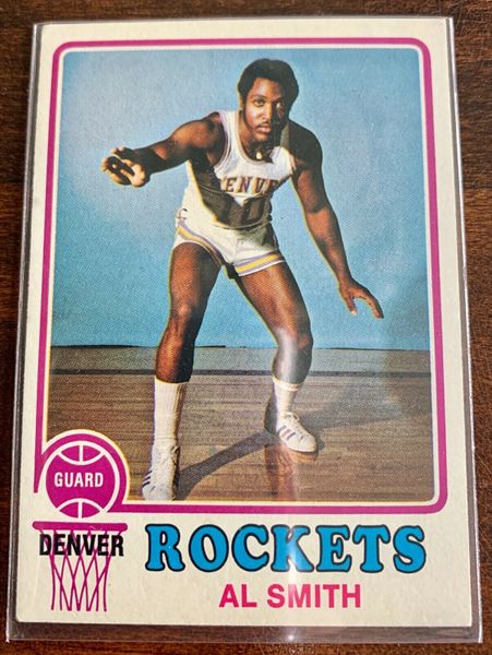 Topps Basketball Card, 1973, Al Smith, Guard, Denver Rockets, Card # 181