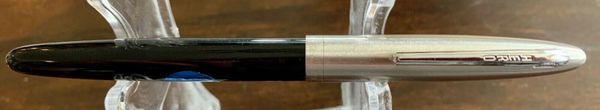 Hero 329 Fountain Pen, Black Lacquer Barrel w/ Chrome Cap, Aeromatic Fill