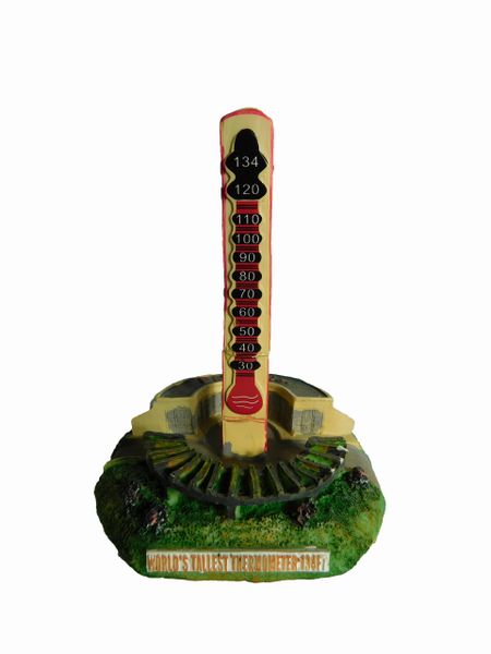 Worlds Tallest Thermometer Statue