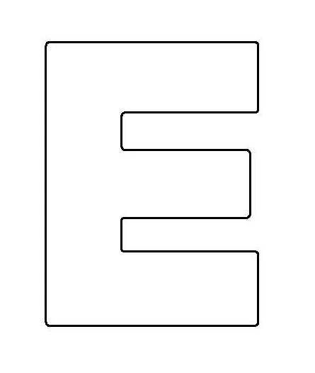 PANCAKE DIE LET11 UPPER CASE LETTER E | sandrasirles.com FOR ...