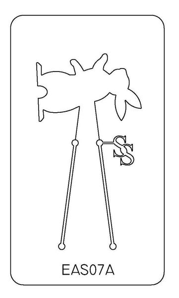 PANCAKE DIE EAS07 STANDING RABBIT | sandrasirles.com FOR METALSMITHS ...