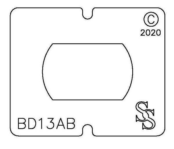SS BLANKING DIE 3 PIECE SET BD13 DESIGN SET | sandrasirles.com FOR ...