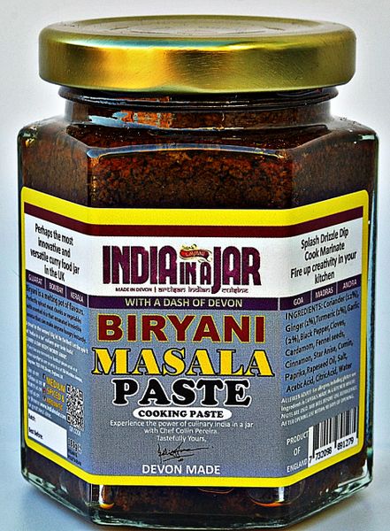 Biryani Masala Paste by India In a Jar with a recipe and a cooking ...