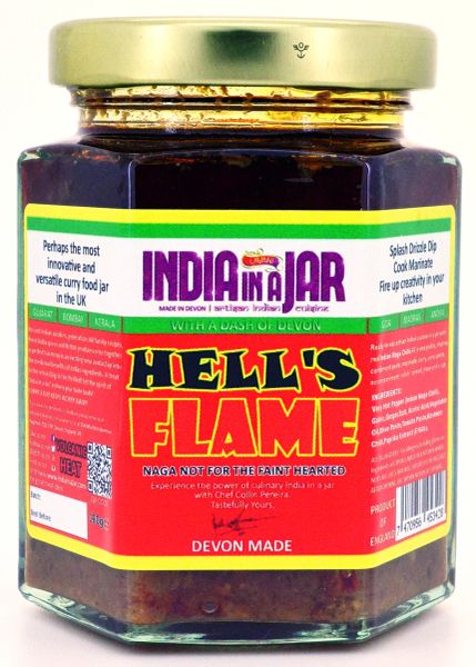 Hell's Flame Naga by India in a Jar Naga Sandwich Pickle with a Dash of ...