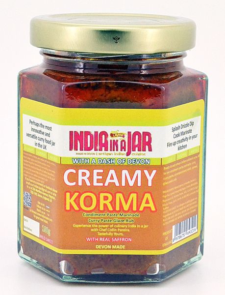 Creamy Korma with real Saffron by India in a Jar- Recipe Mix Paste with ...