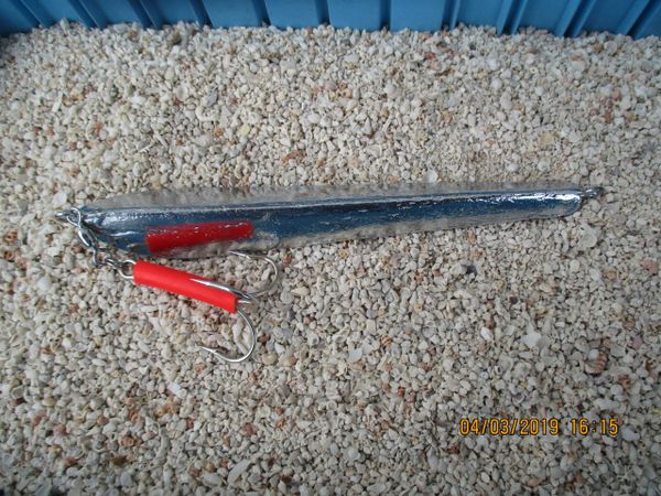 SMOOTH cod jigs Norwegian / Viking style w/ treble hook