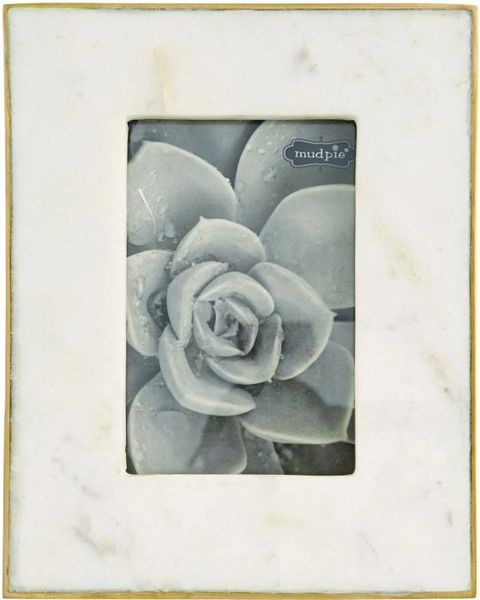5X7 MARBLE & GOLD FRAME