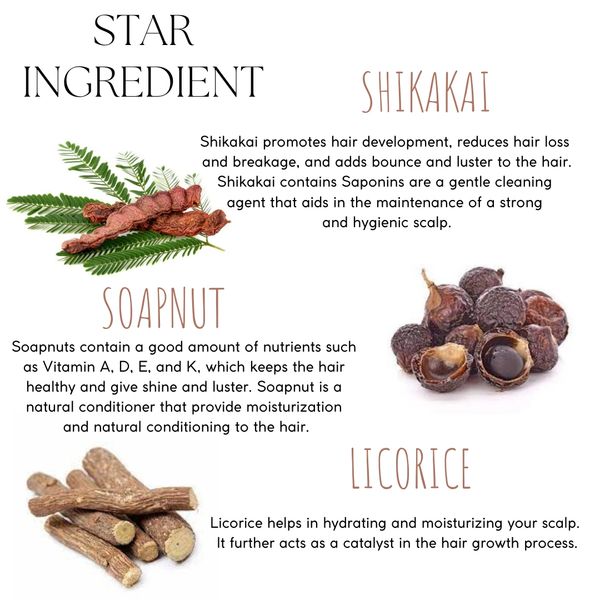 SHIKAKAI SOAPNUT HERBAL SHAMPOO | Natural Handmade Cosmetics Skincare ...
