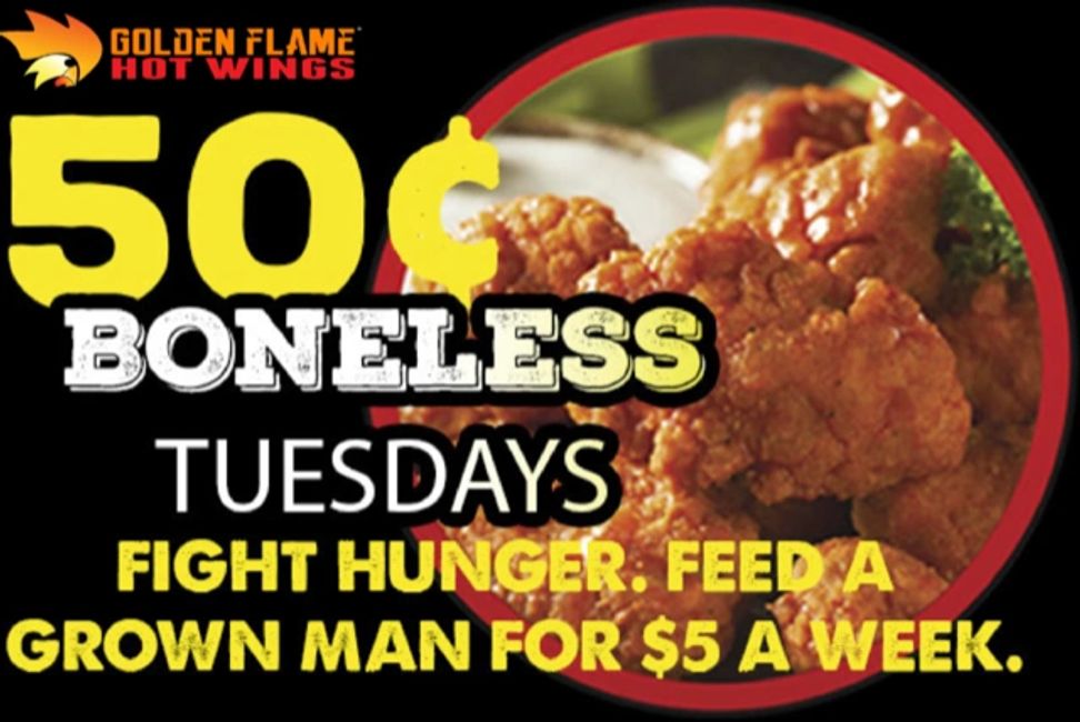 Menu - Golden Flame Hot Wings | Golden Flame Hot Wings