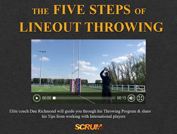 The 5 Steps of Lineout Throwing - English