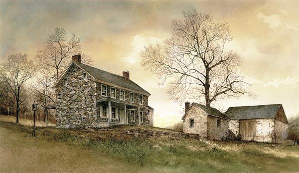 Ray Hendershot LAST LEAVES giclee