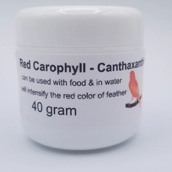 Red carophyll canthaxanthin 40 gram for canaries