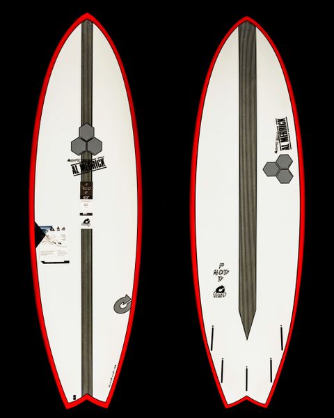 5'6 Torq Al Merrick Pod Mod ( red rails )