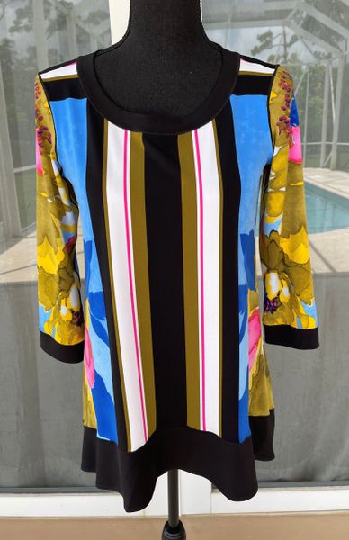 Eva Varro Bluf Scarf Tunic-T12701D | IC Collection | Unique Apparel