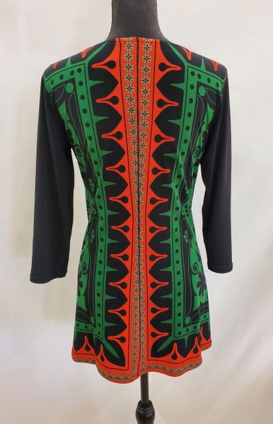 Eva Varro Front Yoke & Hole Bateau Neck Tunic-T12770 | IC Collection ...