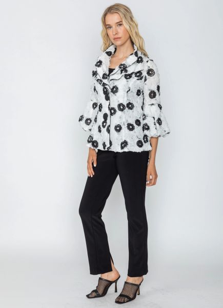 IC Collection Roses Jacket-IC-5619J | IC Collection | Unique Apparel