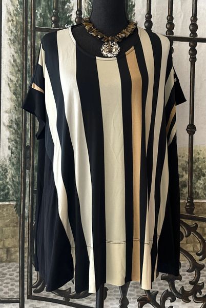 Alembika Color Block Tunic-ST434S-B | IC Collection | Unique Apparel Alembika Color Block Tunic-ST434S-B | IC Collection | Unique Apparel
