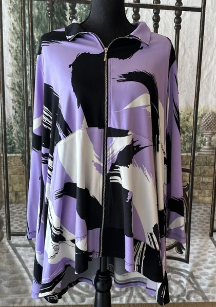 Sun Kim Printed Corona Jacket-SK181P | IC Collection | Unique Apparel