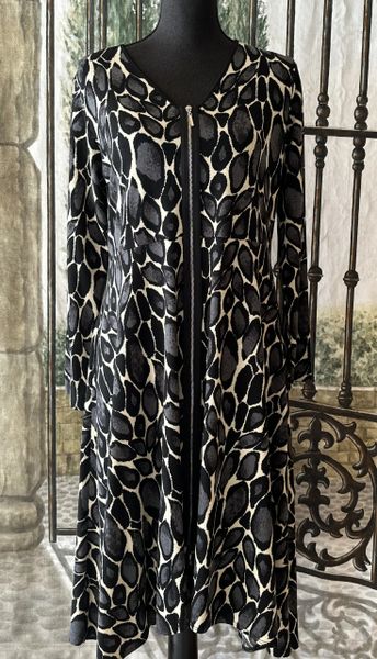 Sun Kim Print Phoenix Dress-SK341P | IC Collection | Unique Apparel