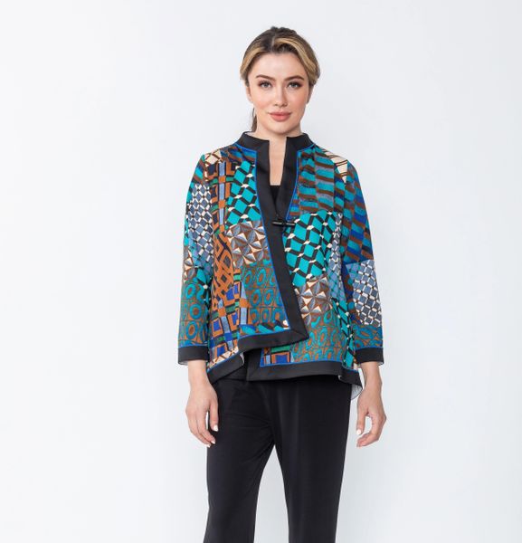 IC Collection Funky One Button Jacket-IC-5066J | IC Collection | Unique ...