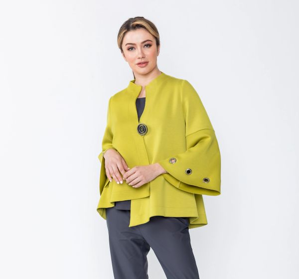 IC Collection Eyelet Bell Sleeve Jacket-IC-4577J | IC Collection ...