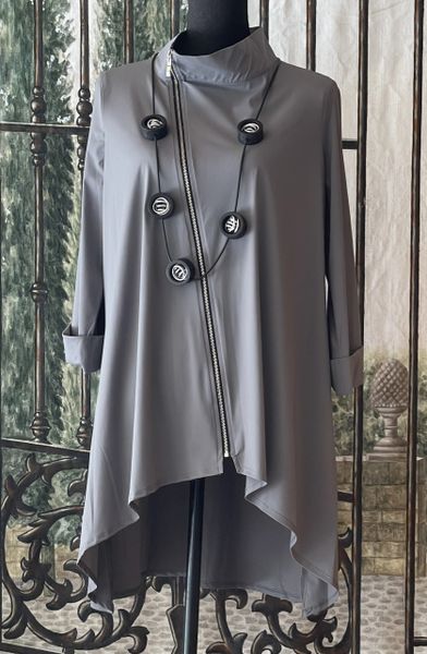 By JJ Slant Zip Jacket-PR-202 | IC Collection | Unique Apparel